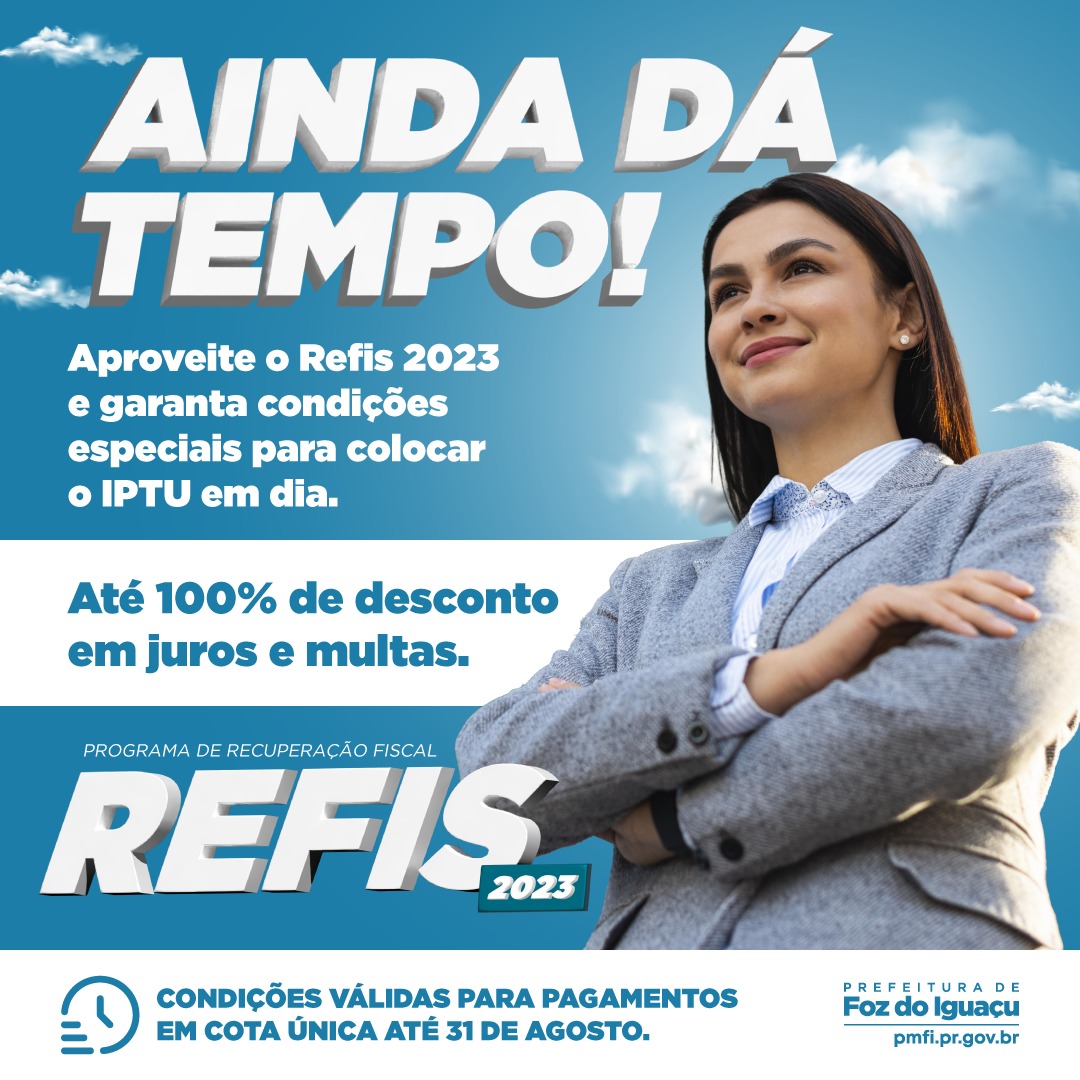 Últimos dias para aderir ao REFIS em duas parcelas